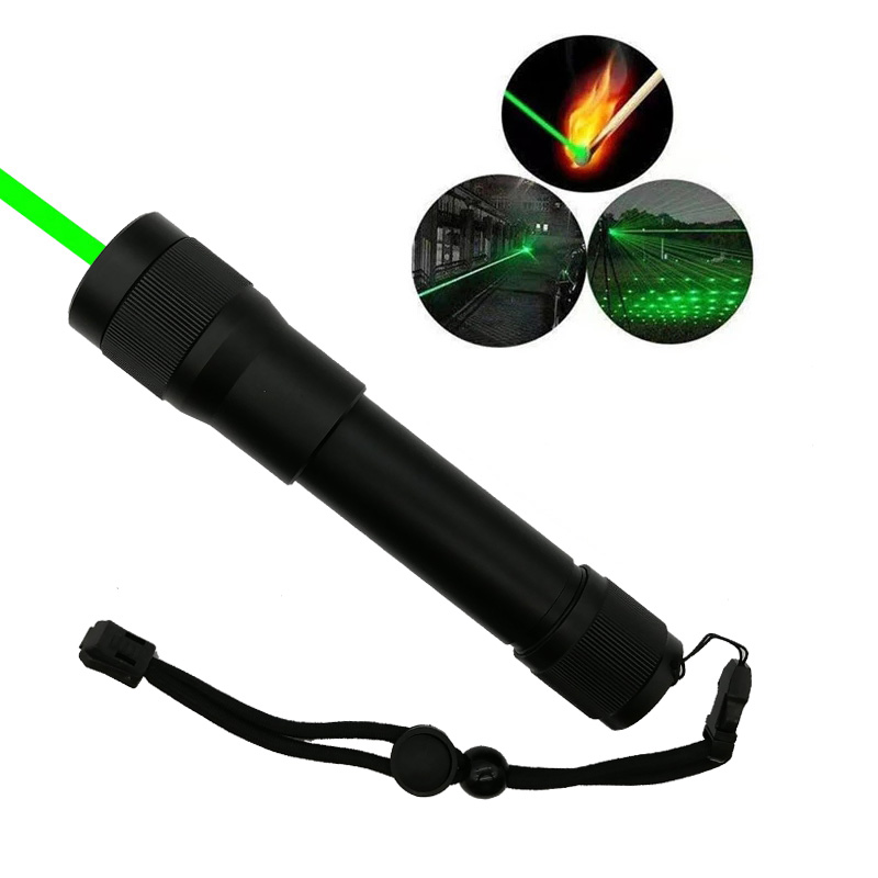 Laser Torch 520nm 100mw Green Light Outdoor Hunting Self-Defense ...