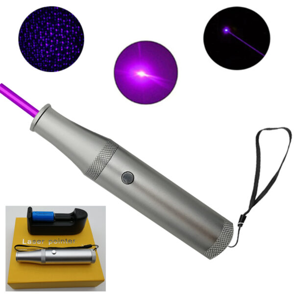 Purple Laser Beam 405nm 100mw Military Rescue Signal Light Pointer - BeamQ