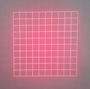 10*10=100 Grids Dot matrix Effect Red Green Blue laser module - BeamQ