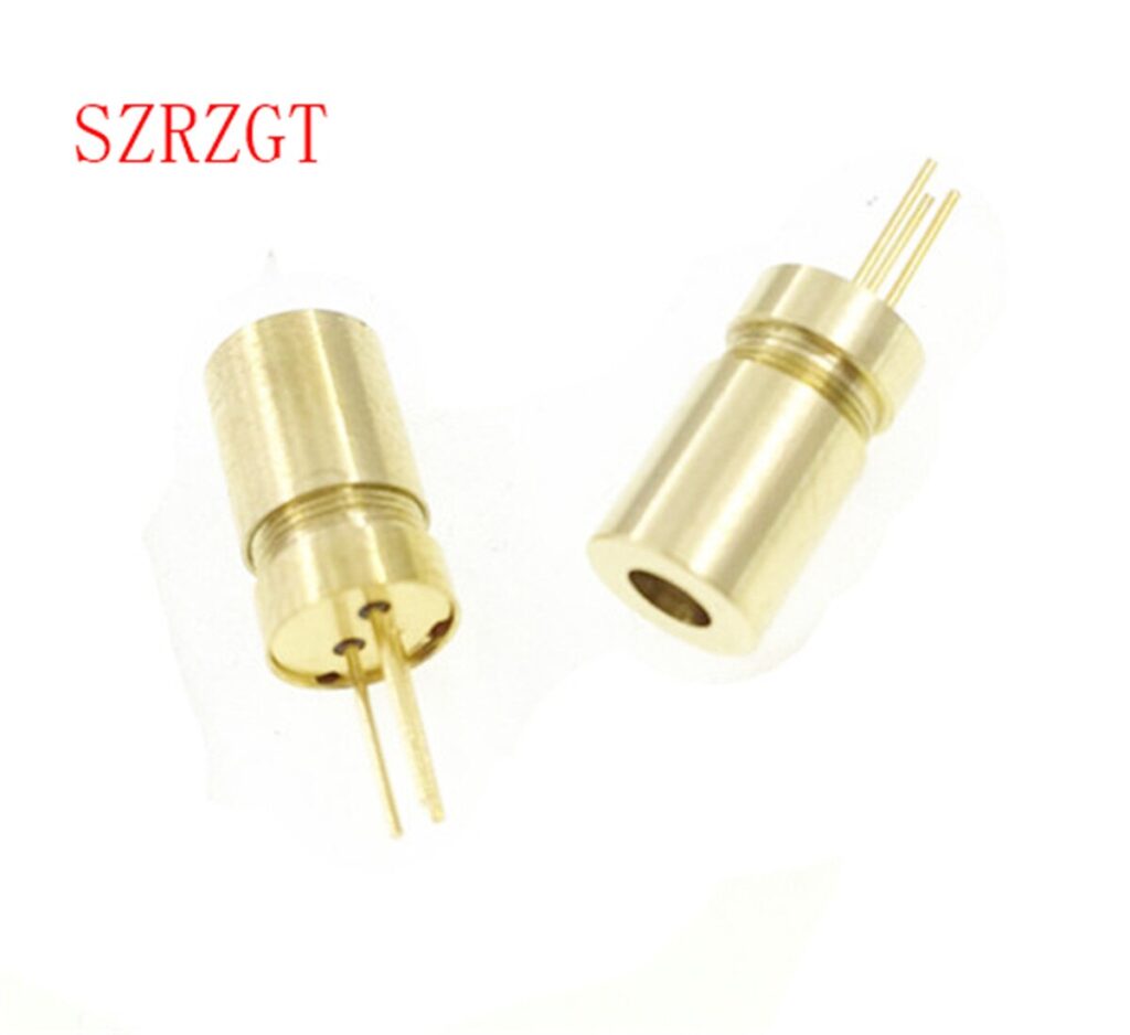 10pcs Mini Focusable 6*10mm 650nm 2.1V 5mW Dot Red Laser Diode Module ...