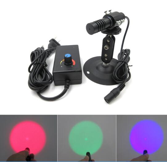 54.02° solid circle homogenization effect: red, green and blue laser ...