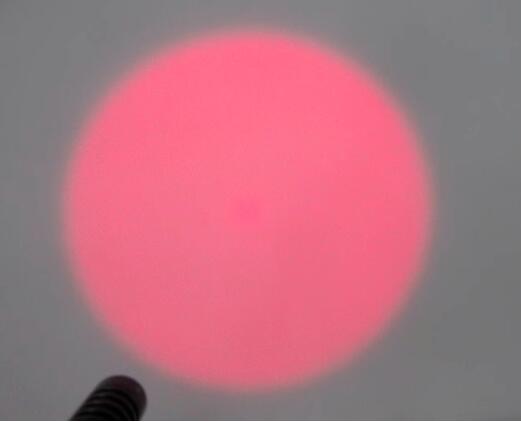 54.02° solid circle homogenization effect: red, green and blue laser ...