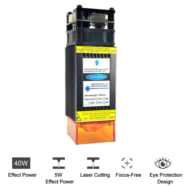 40W Laser Engraver Tools Laser Engraving Head DIY High Speed Cutting 3D ...