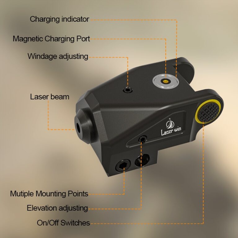 Blue Laser Sight For Pistol Tactical Airsoft Blue Dot Beam Gun with ...