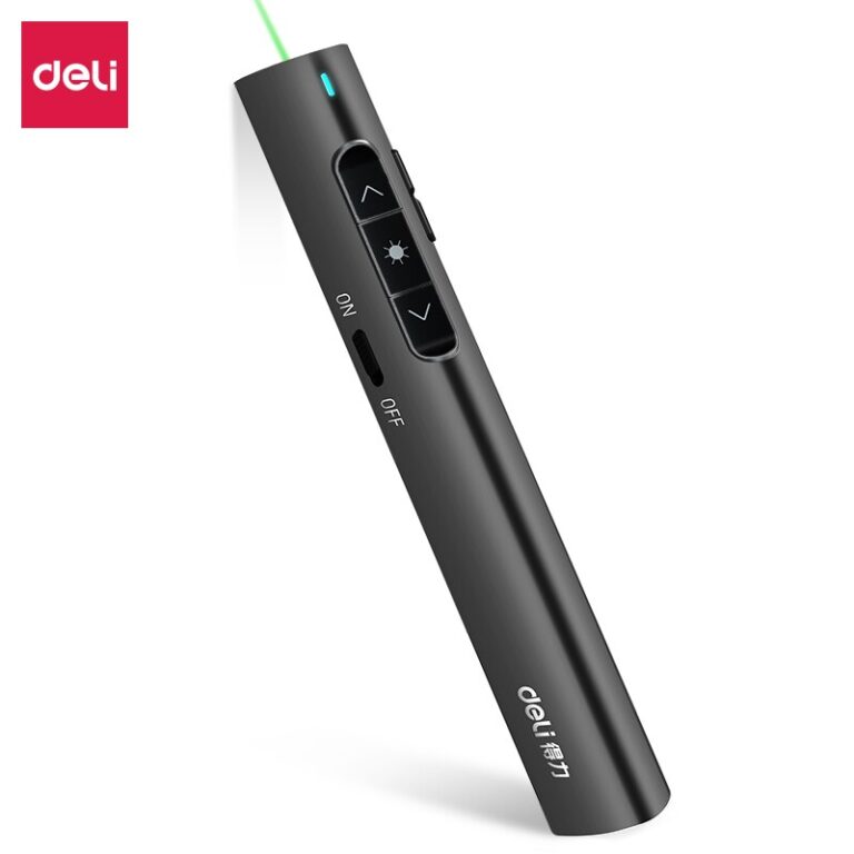 Deli 2801G Rechargeable Laser Star Pointer 100 Meter Long Distance ...