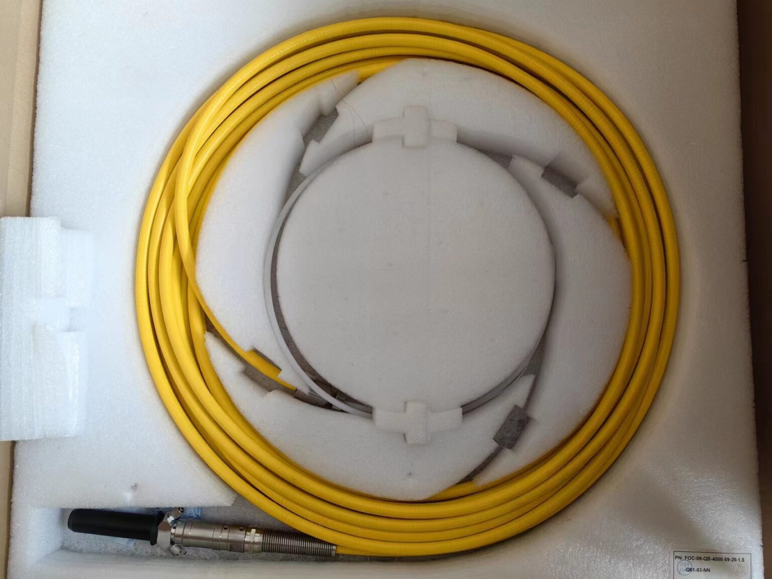 Fiber Laser QBH Optical Cable 20Meters 50um Core Diameter 125um ...