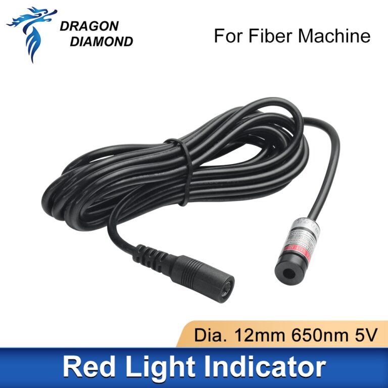 Fiber Red Dotted Beam Light 650nm 5V Infrared Adjustable Laser Module ...