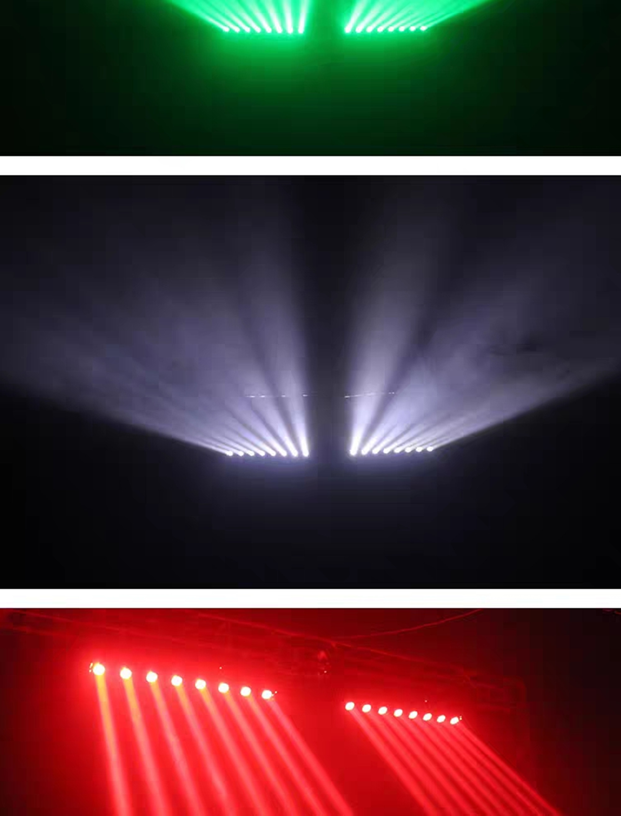 LED Bar Beam Moving Head Light 8x12W RGBW multicolor LED Beam Lights ...