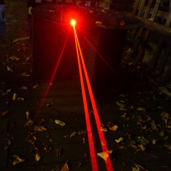 High Power Handheld Laser Dazzler 638nm 2.1W Double Beam Orange Light ...