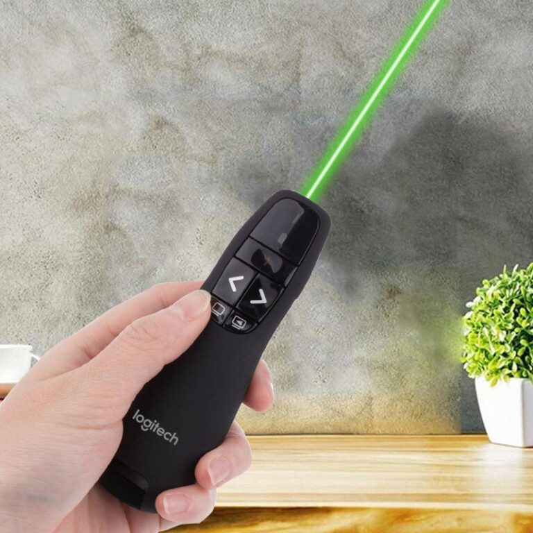 DELI 2801 Wireless Presenter USB Laser Star Pointer with Remote Control ...