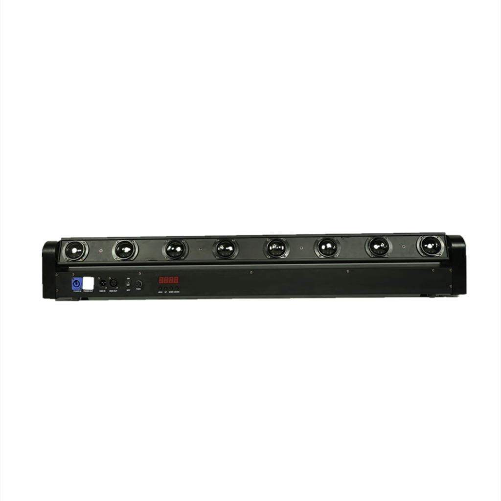 LED Bar Beam Moving Head Light 8x12W RGBW multicolor LED Beam Lights ...