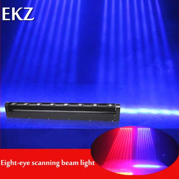 LED Bar Beam Moving Head Light 8x12W RGBW multicolor LED Beam Lights ...