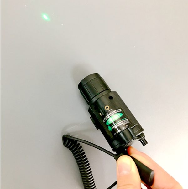 Laser Beam Sight Integrated LED Flashlight 3 Module Laser Beam & LED ...