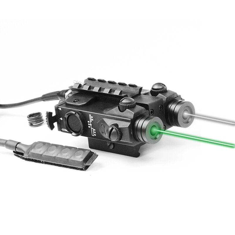 Military Aluminum Gun Laser Green Red IR Dual Laser Pointer For Rifle Military Aluminum Gun Laser Green Red IR Dual Laser Pointer For Rifle