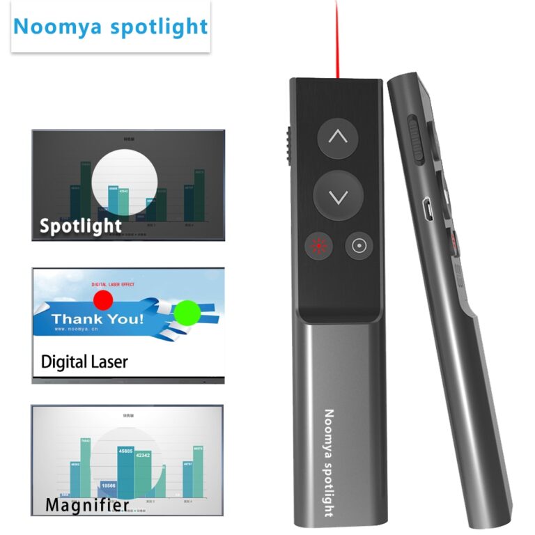 Spotlight Metal Wireless Highlight and Zoom Digital Laser Star ppt Star ...