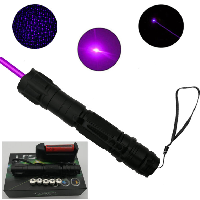 Purple Laser Beam Gun Military Outdoor Hunting Self-Defense Rescue ...