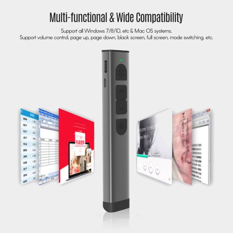 Rechargeable Digital Remote Powerpoint Presenter PPT Clicker Flip Pen ...