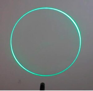 Red green and blue large circle laser positioning light hollow circle ...