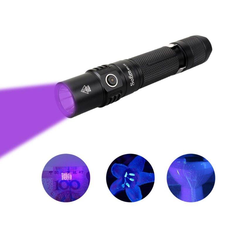 Mini Rechargeable UV Flashlight 5W Detect Scorpion Insect Tracking ...
