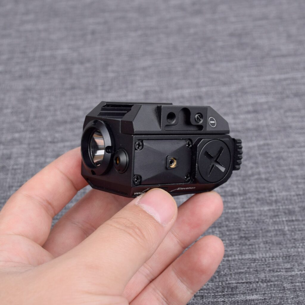 Tactical Pistol Gun Flashlight Green Dot Laser Pointer Sight Strobe For ...