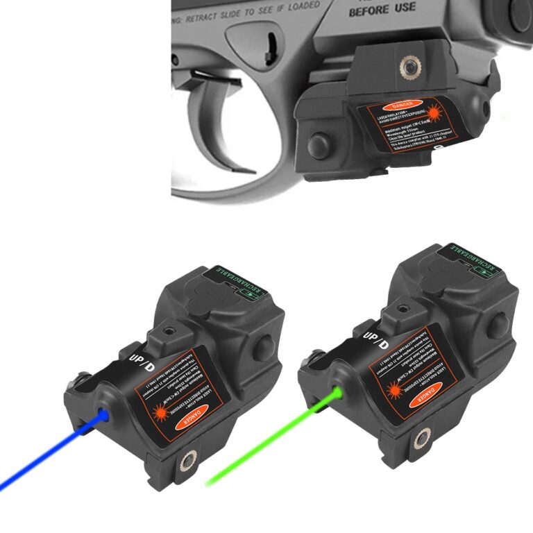 USB Rechargeable Green Blue Laser Sight Scope Pistol Aiming Laser ...