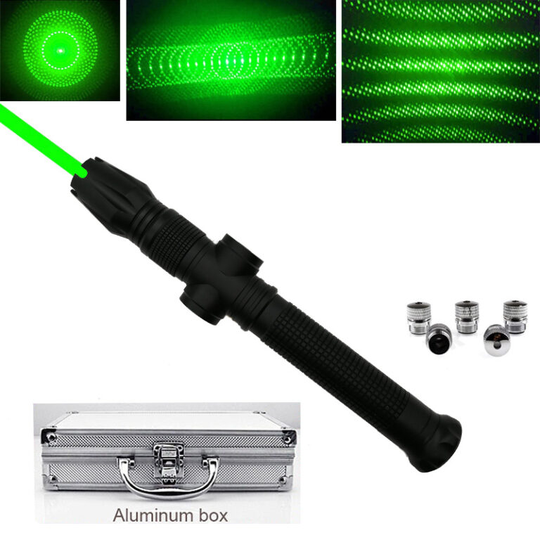 Laser Torch Green Light Military Outdoor Self-defense Hunting ...